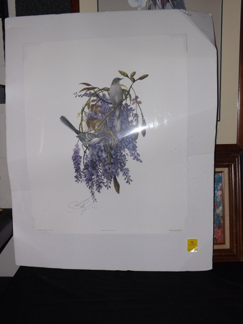 191: Signed C. Ford Riley Lithograph