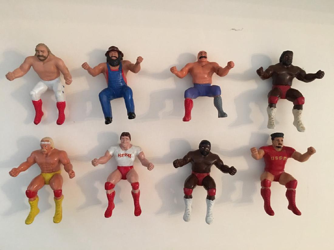 WWF WWE WRESTLER FINGER PUPPET 1985 TITANSPORTS