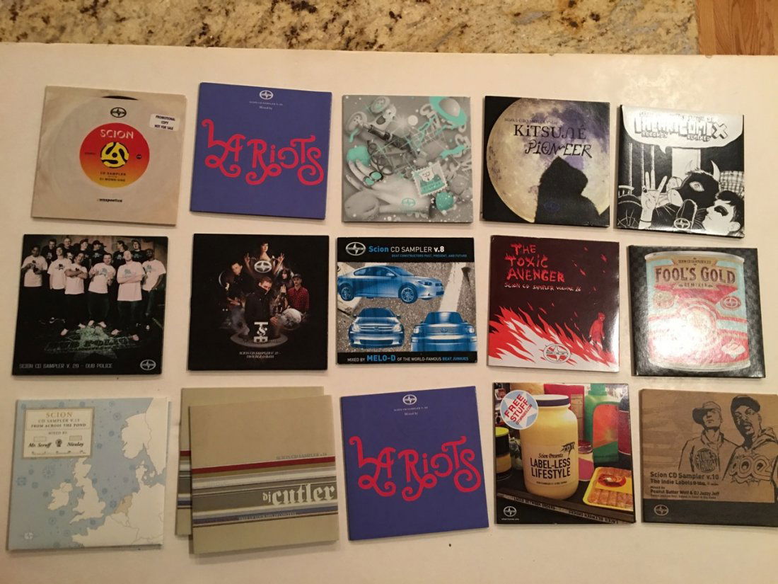 SCION CD SAMPLER COLLECTION - AMAZING - NEAR COMPLETE!