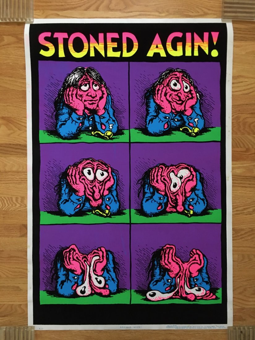ORIGINAL NEAR MINT R. CRUMB STONED AGIN 1971