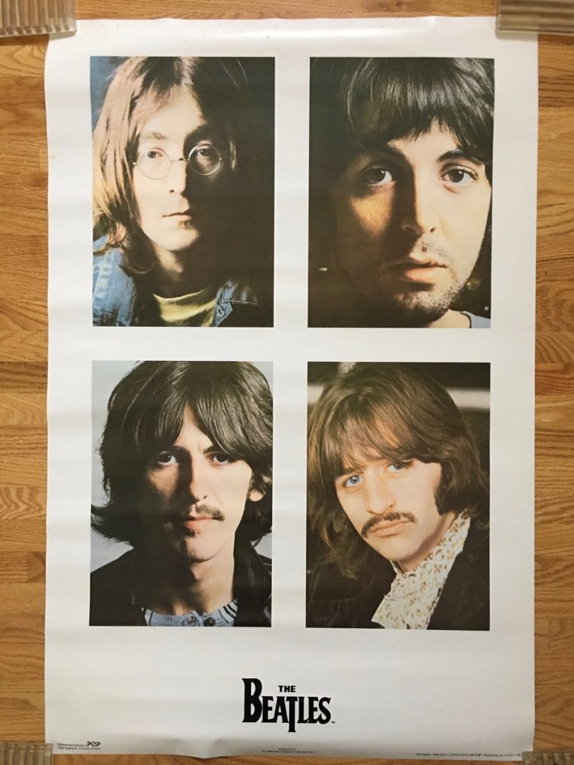 BEATLES WHITE ALBUM POSTER - APPLE CORPS