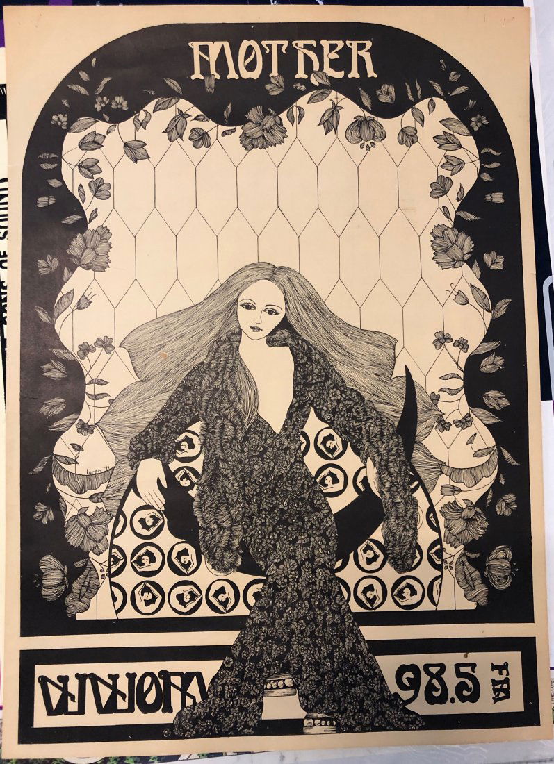 Mother Wwom 98.5 Fm Radio Station Poster