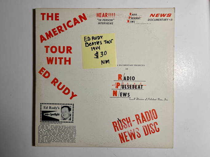 The Beatles American Tour With Ed Rudy