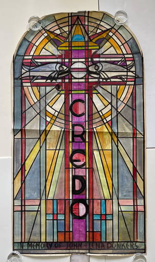 ORIGINAL STAINED GLASS ART - CREDO (#0200) on Apr 24, 2022 | PASHCO ...