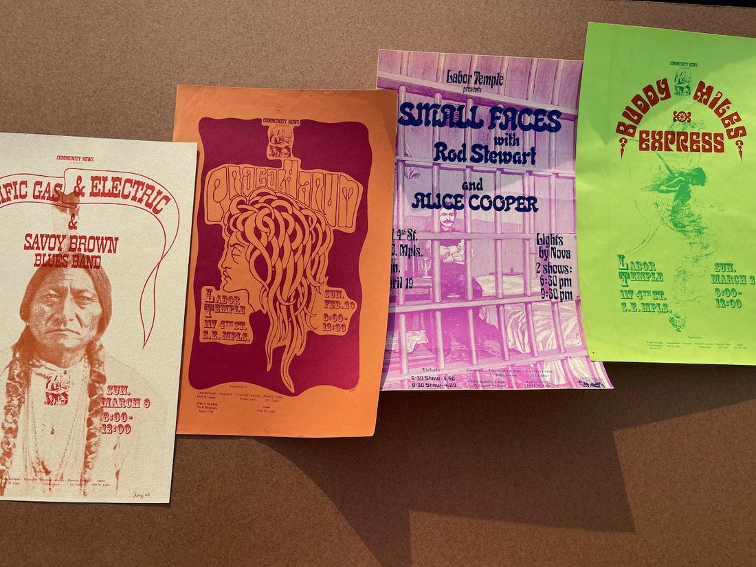 Four Rare Minneapolis Labor Temple Posters