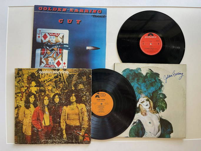 Golden Earring Set #3 With Dwarf Records Self Titled Album!