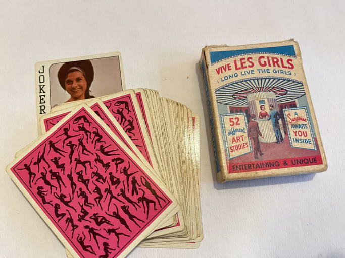 Vive Les Girls 52 RISQUE POKER playing cards (#0244) on Sep 18, 2022 ...