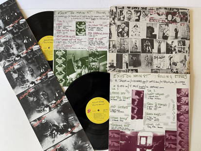 The Rolling Stones Vinyl Album Exile On Main St. Unipak Cover 1st ...