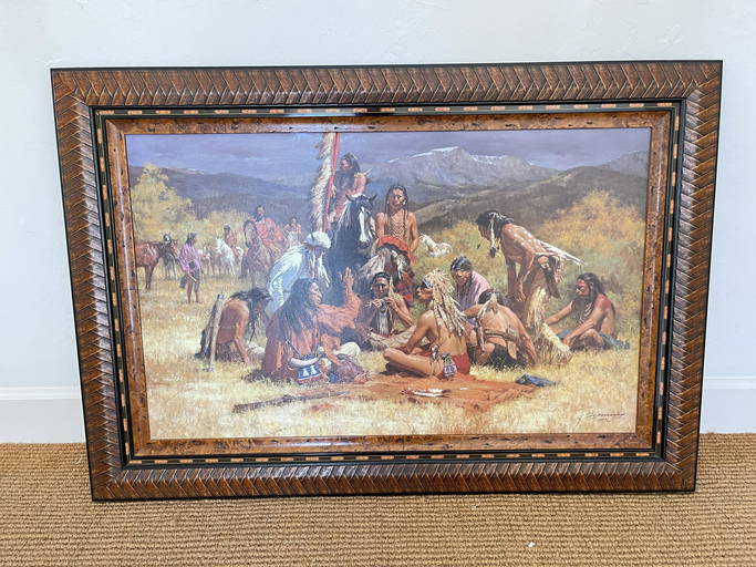 HOWARD TERPNING SIGNED CANVAS (#0027) on Feb 19, 2023 | PASHCO in FL