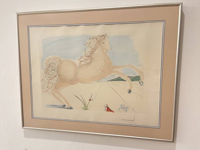 After Salvador Dali Signed And Numbered Horse