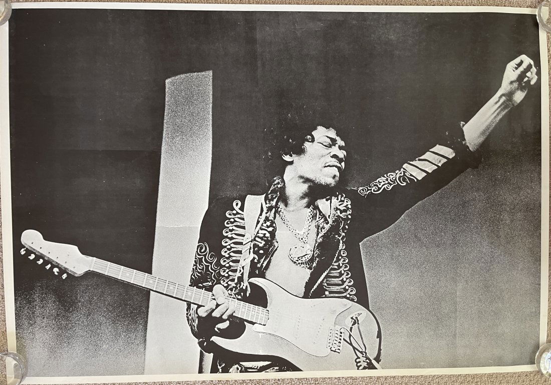 Rare Jimi Hendrix Poster Jim Marshall