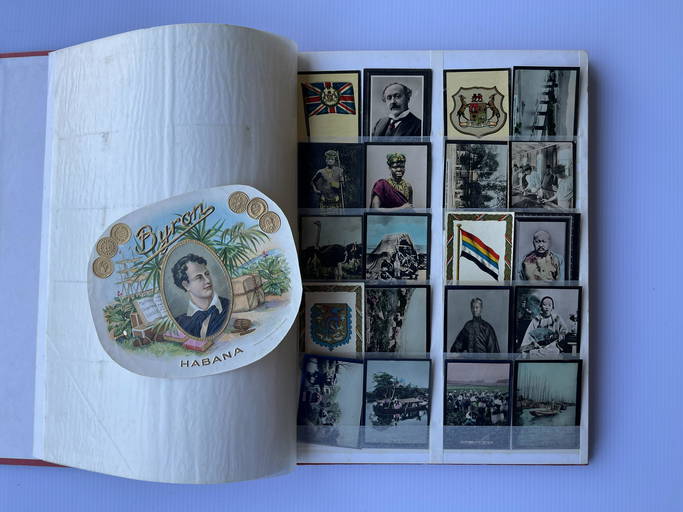 Rare Vintage Cigar Cards In Collector Book