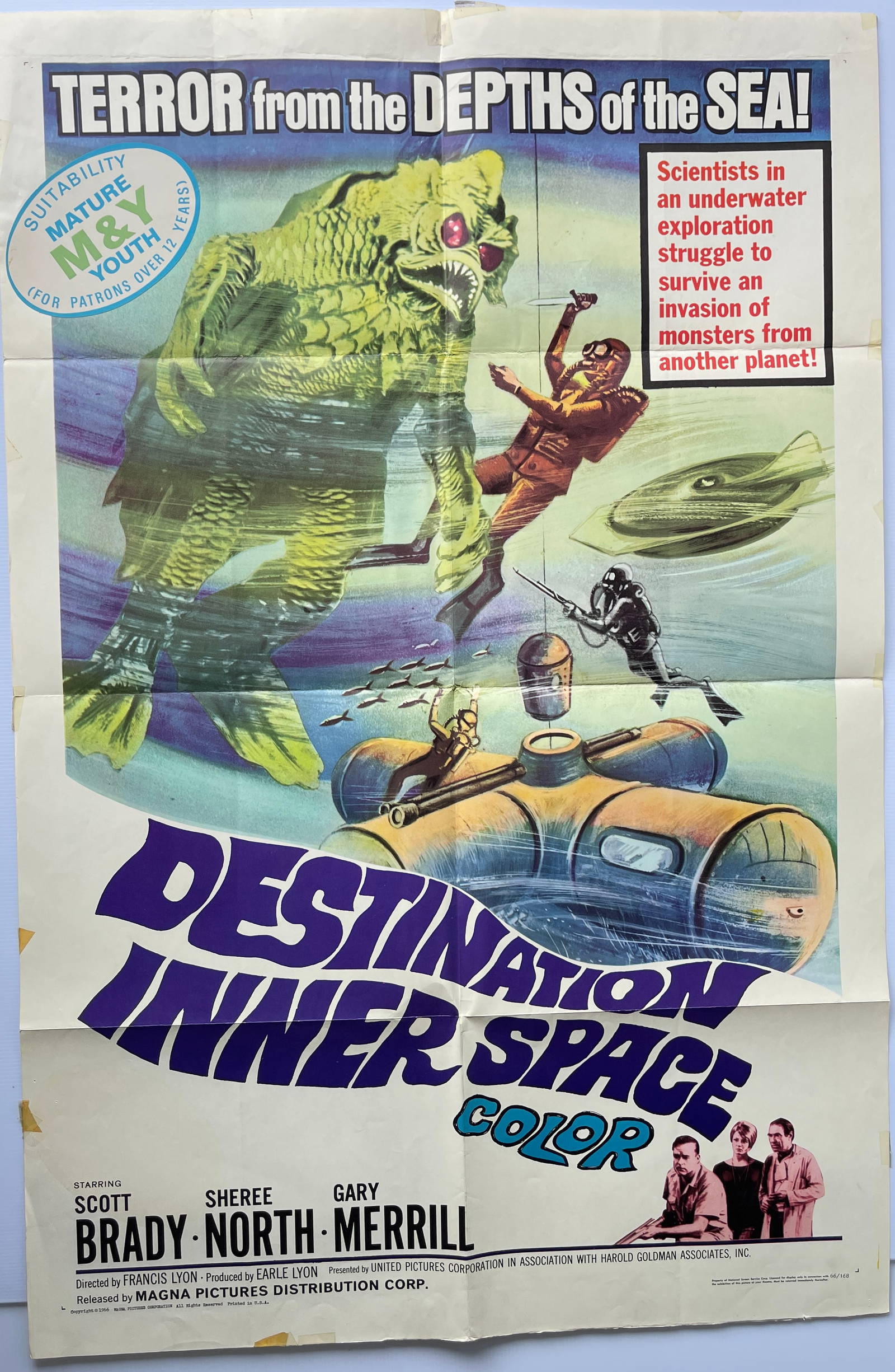Destination Inner Space Movie Poster Auction