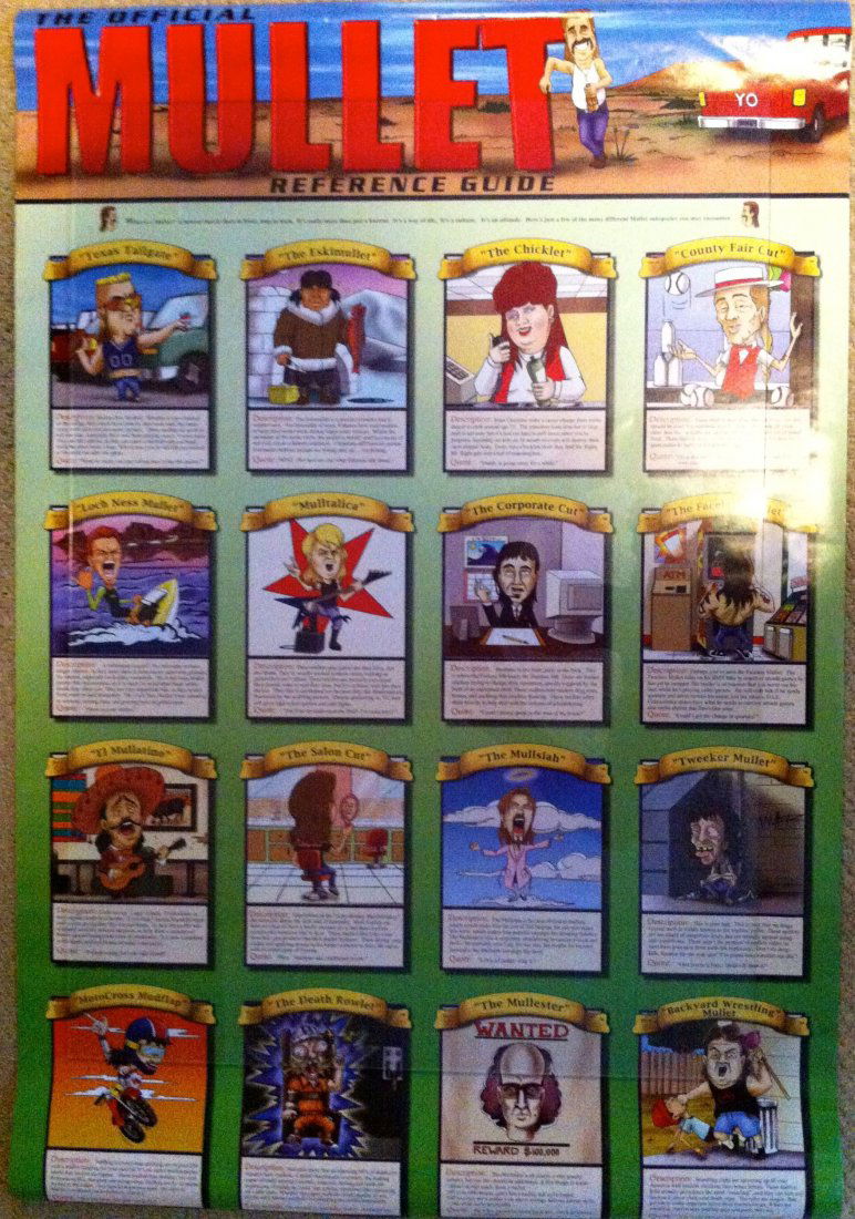 Official MULLET reference guide poster - Aug 11, 2012 | PASHCO POSTERS ...