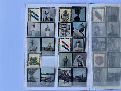 Rare Vintage Cigar Cards In Collector Book