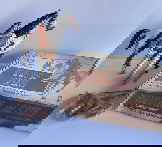 Vintage Marx Geronimo And Pinto Best Of The West