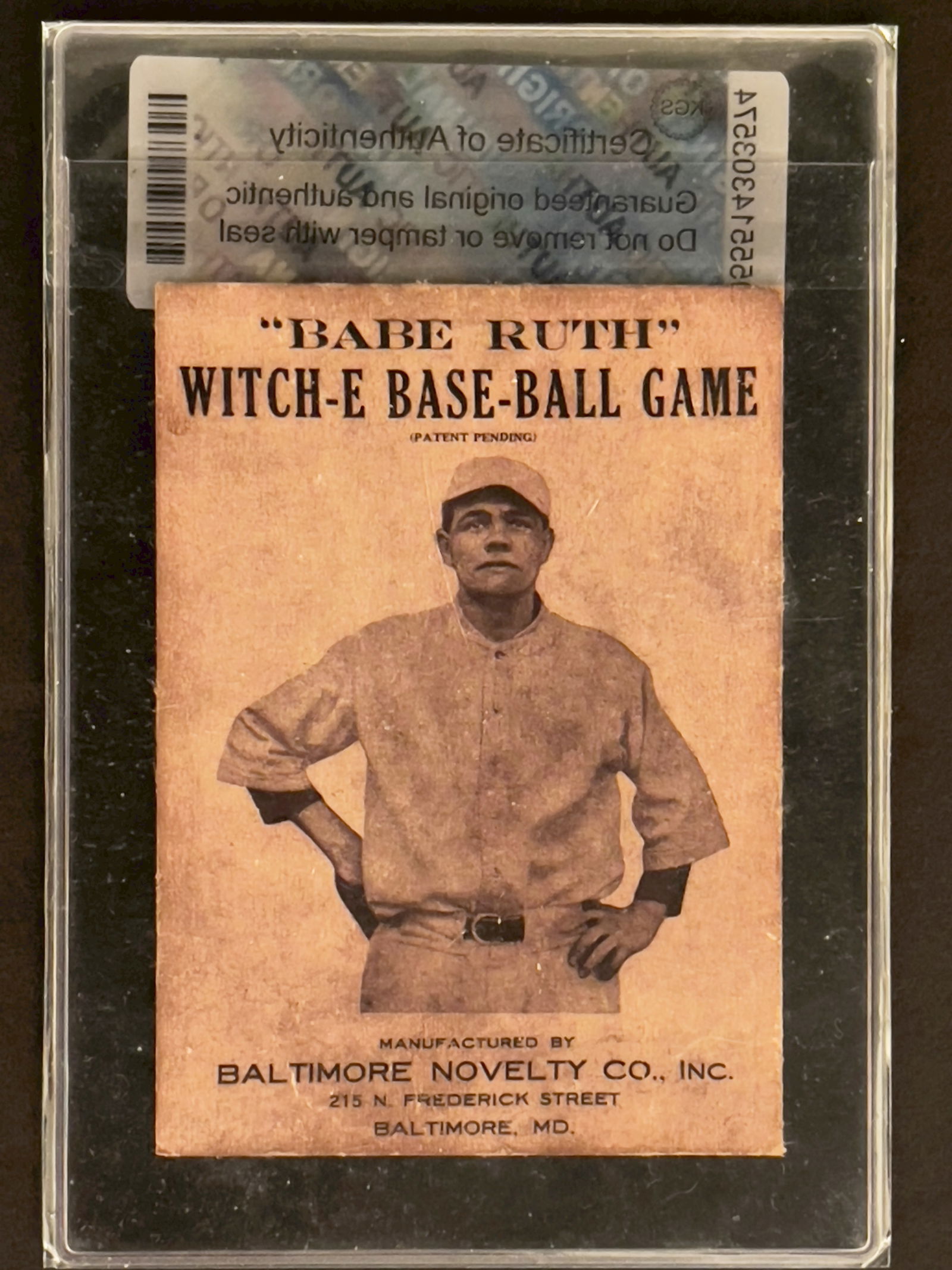 Two Reproduction Babe Ruth Signed Cards Auction