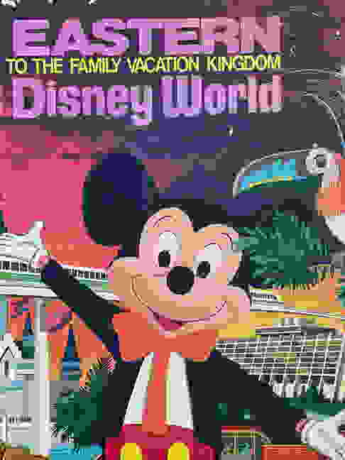 Rare Walt Disney Mickey Mouse Eastern Airlines Poster Auction