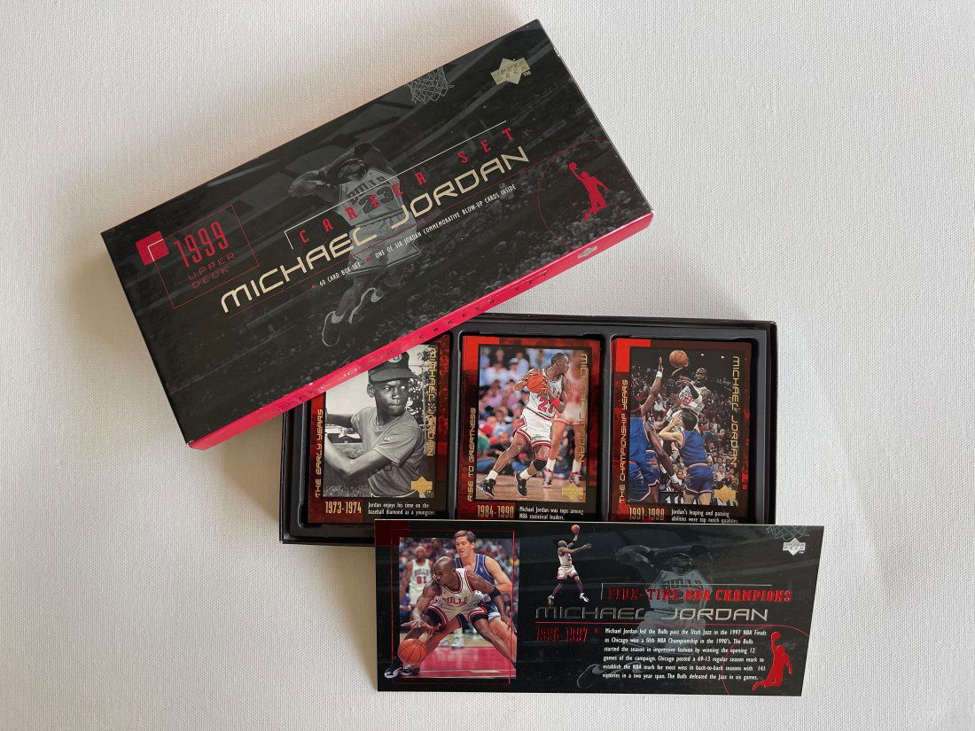 1999 Michael Jordan Career Set With 60 Cards And Insert Auction