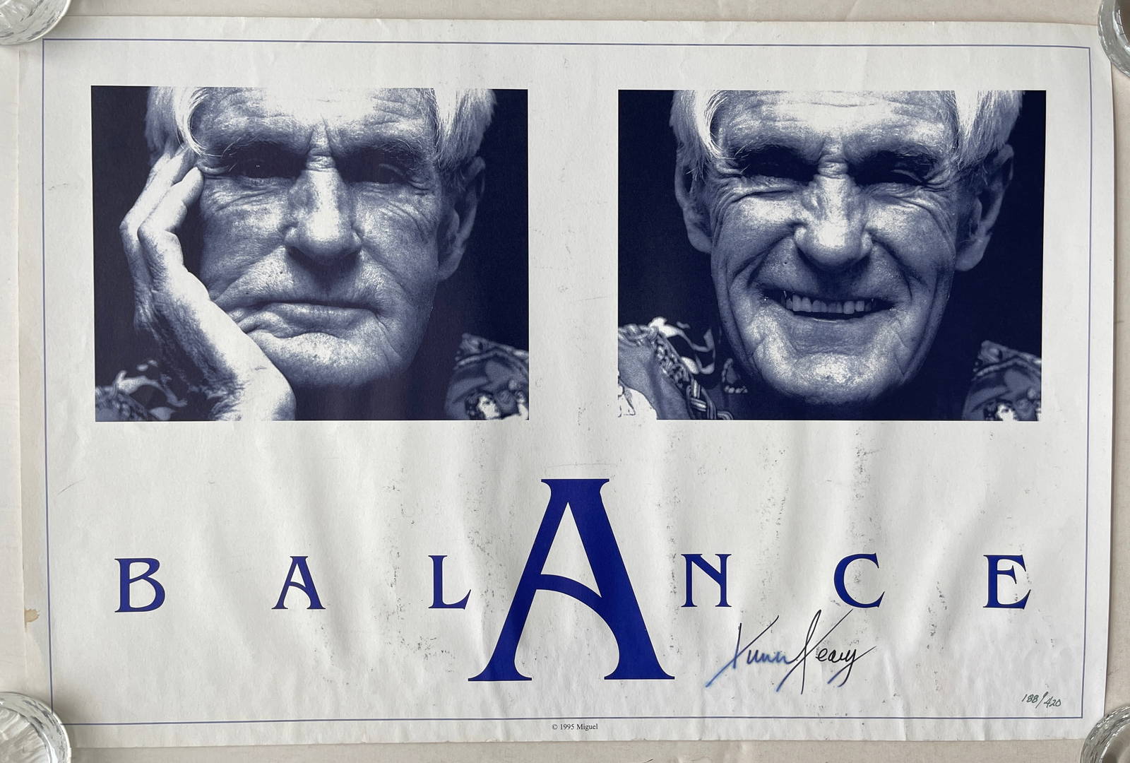 Timothy Leary Signed And Numbered "balance" Poster Auction