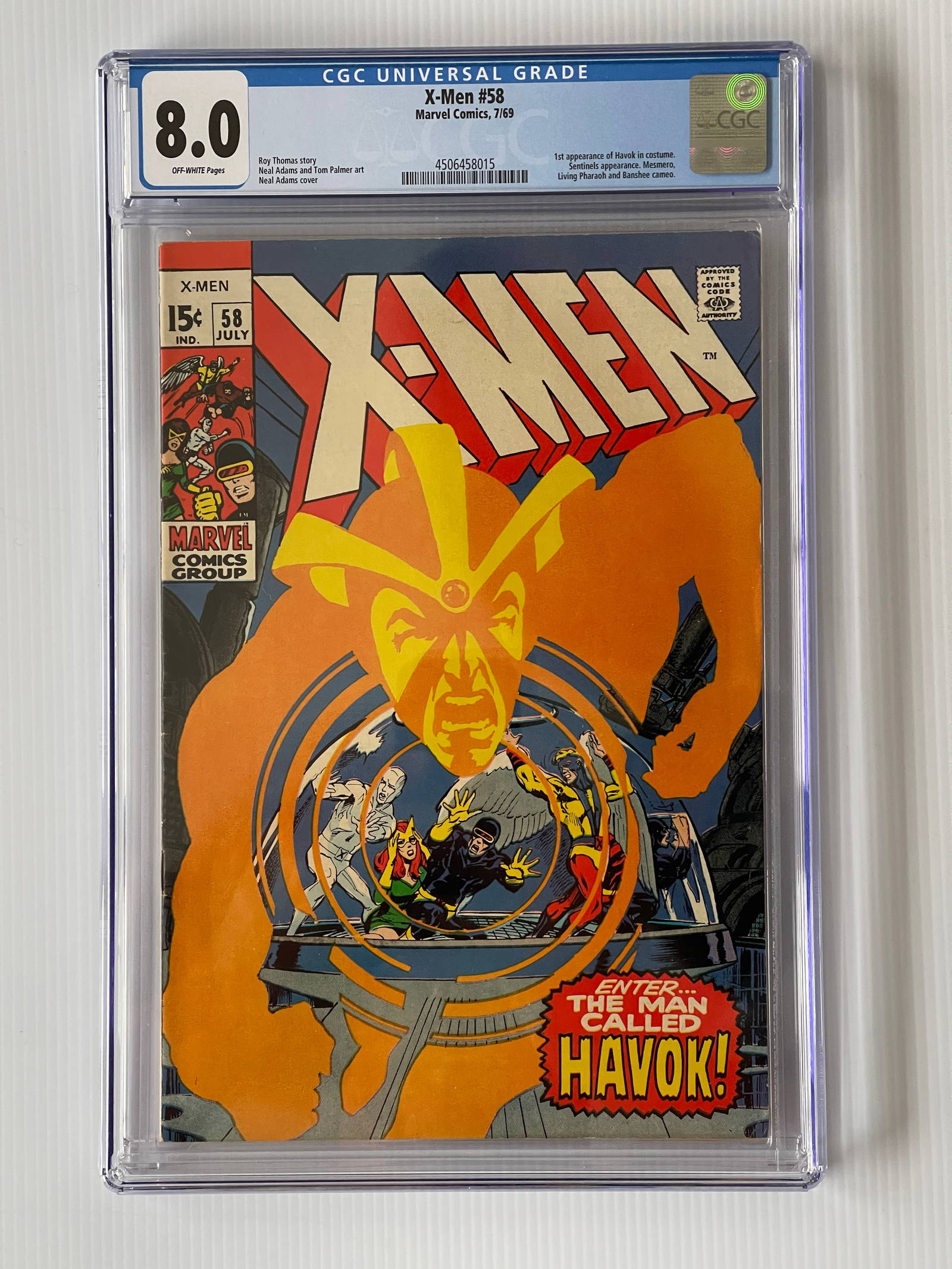 X-men #58 - Cgc Graded 8.0 Auction