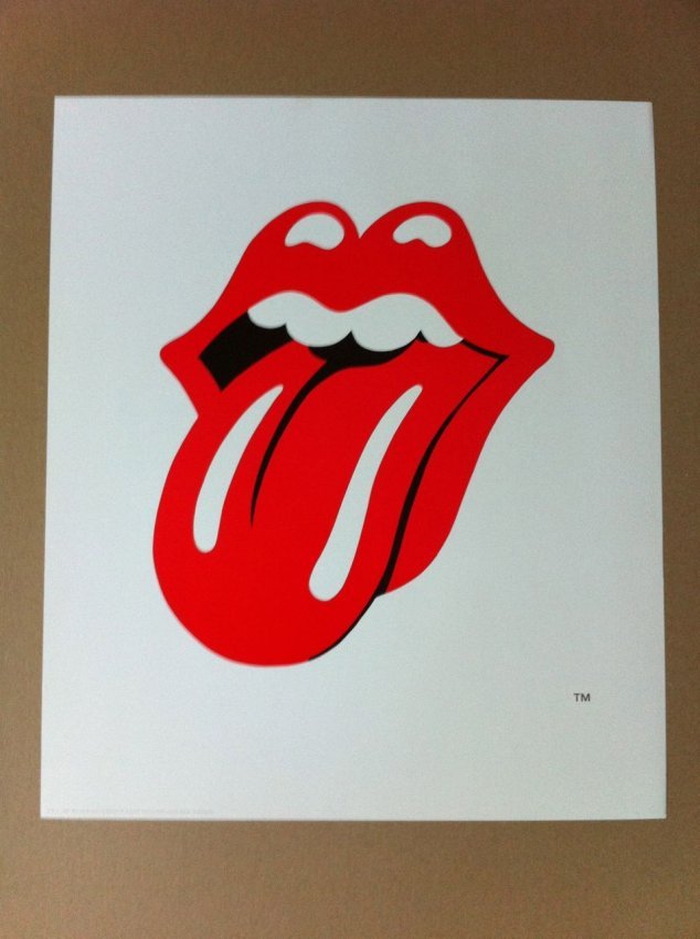 ROLLING STONES LIPS AND TONGUE ICONIC POSTER