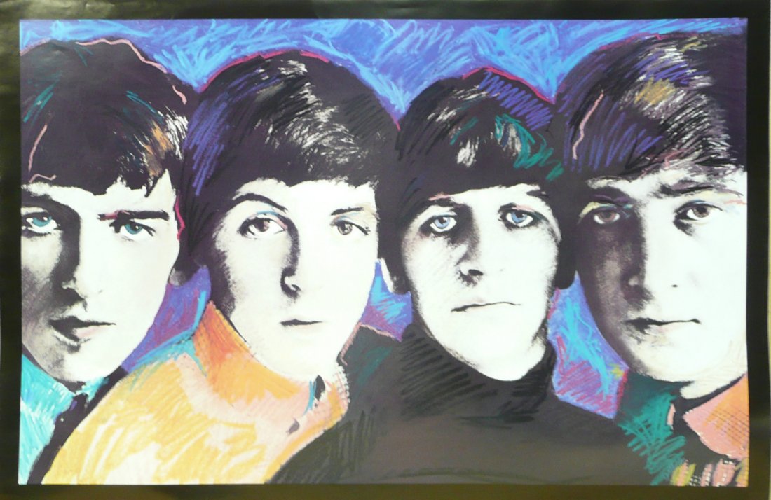 BEATLES 64 by Dallas A. Saunders Poster