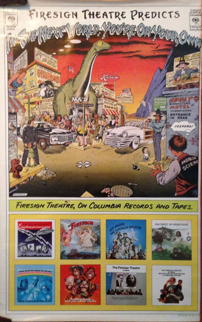 VINTAGE FIRESIGN THEATRE POSTER ! 1975 - Apr 27, 2013 | PASHCO POSTERS ...