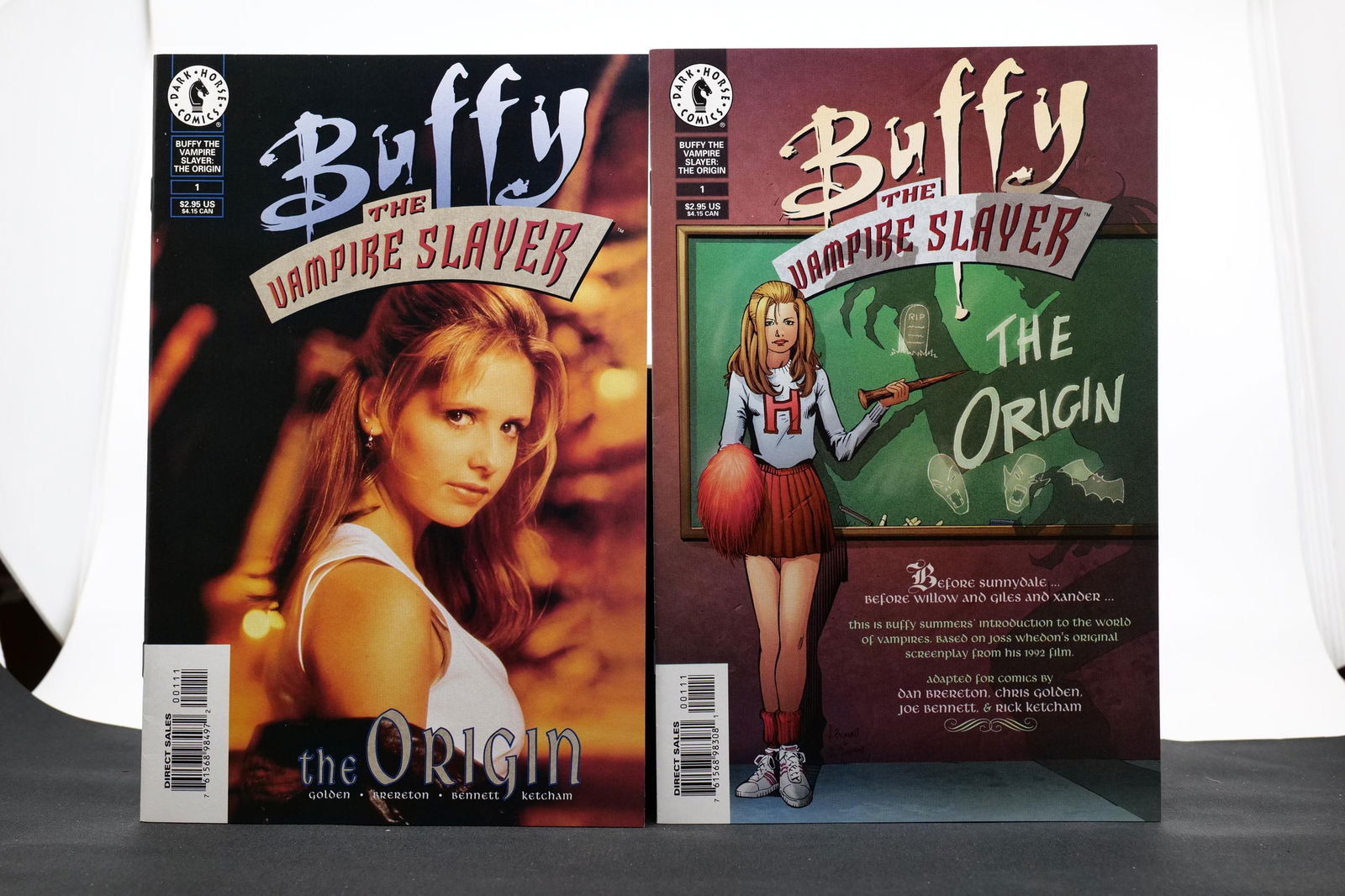 Buffy The Vampire Slayer The Origin #1-3 A & B Cover Variants Dark ...