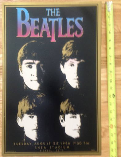 Beatles Shea Stadium Reprint Poster