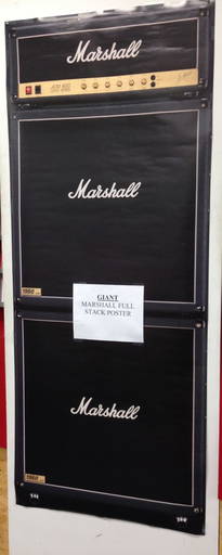 GIANT MARSHALL AMP FULL STACK POSTER - Aug 17, 2014 | PASHCO POSTERS in MN