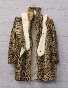 Vintage Leopard Fur Coat