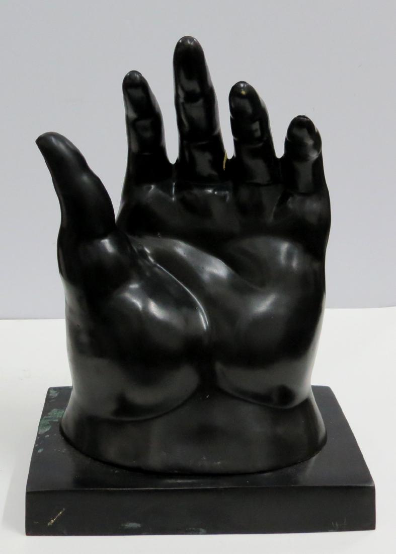 Fernando Botero Bronze "The Hand" 2/6 COA Stamped