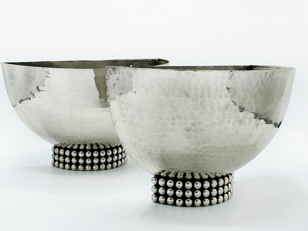 Jean Despres Art Deco Pair Of Sconces H: 7.7" W: 11.6" Auction