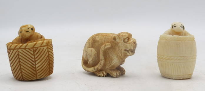 Antique Japanese Erotic Netsuke. Auction