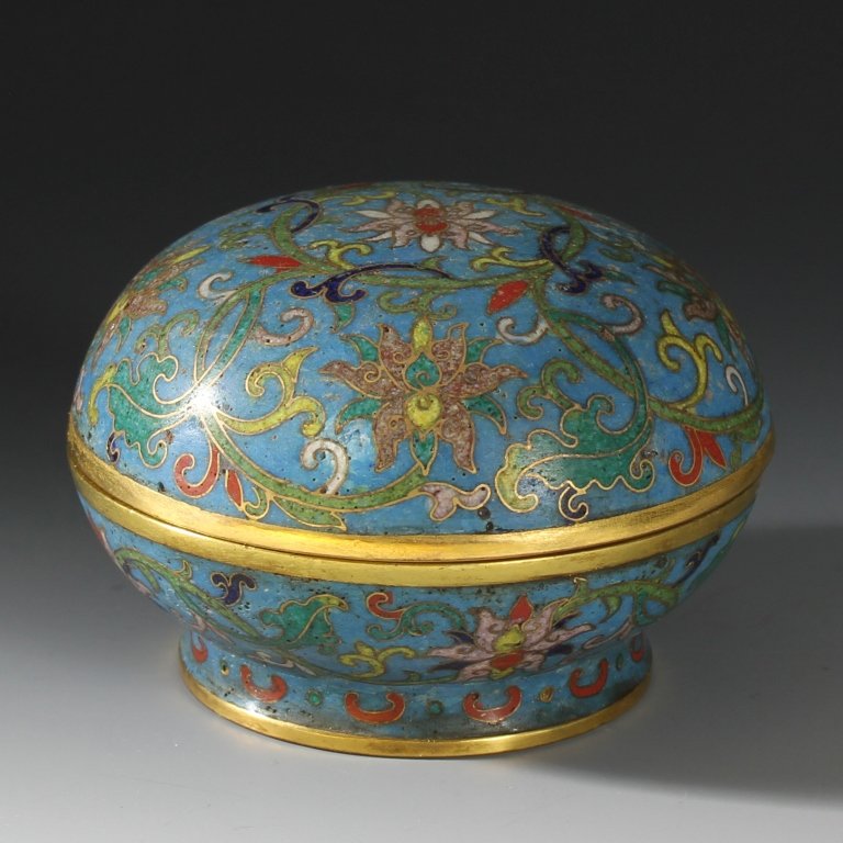 Chinese Cloisonné Ink Box