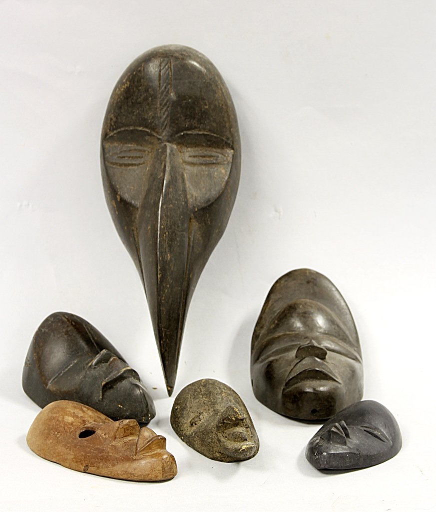 Six African Dan Passport Masks
