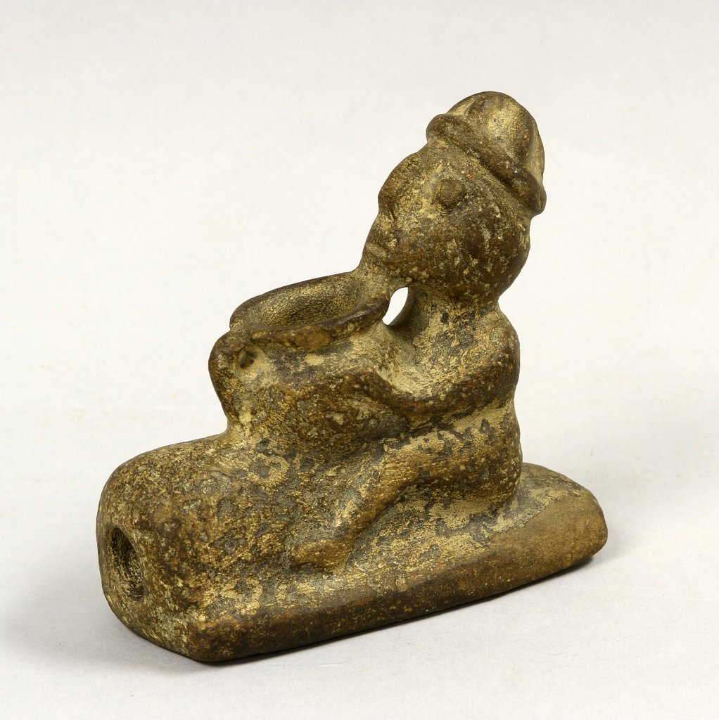 Tennessee Indian Stone Effigy Pipe