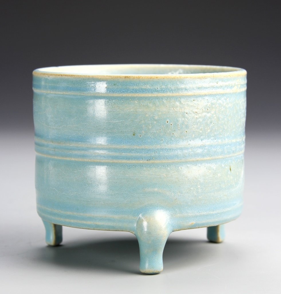 Chinese Ruware Tripod Censer