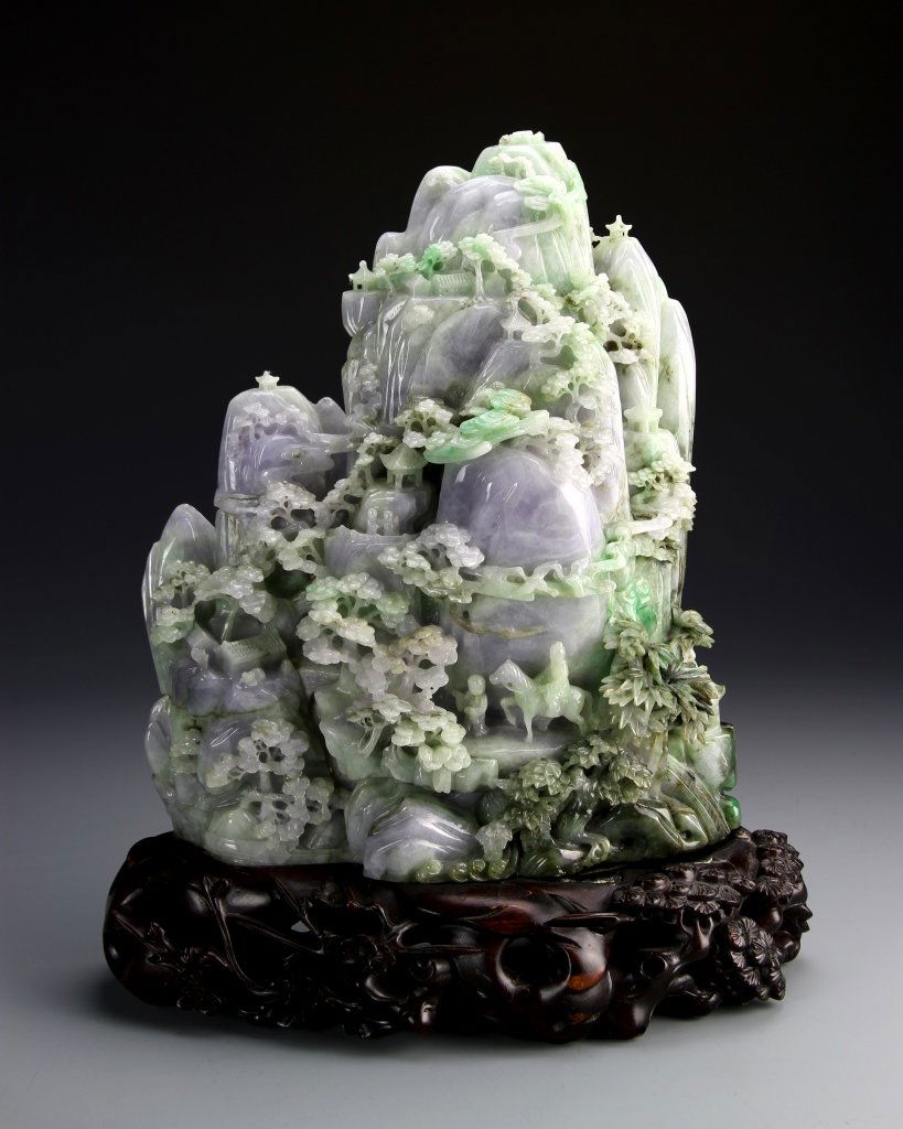 Chinese Jadeite Landscape Mountain