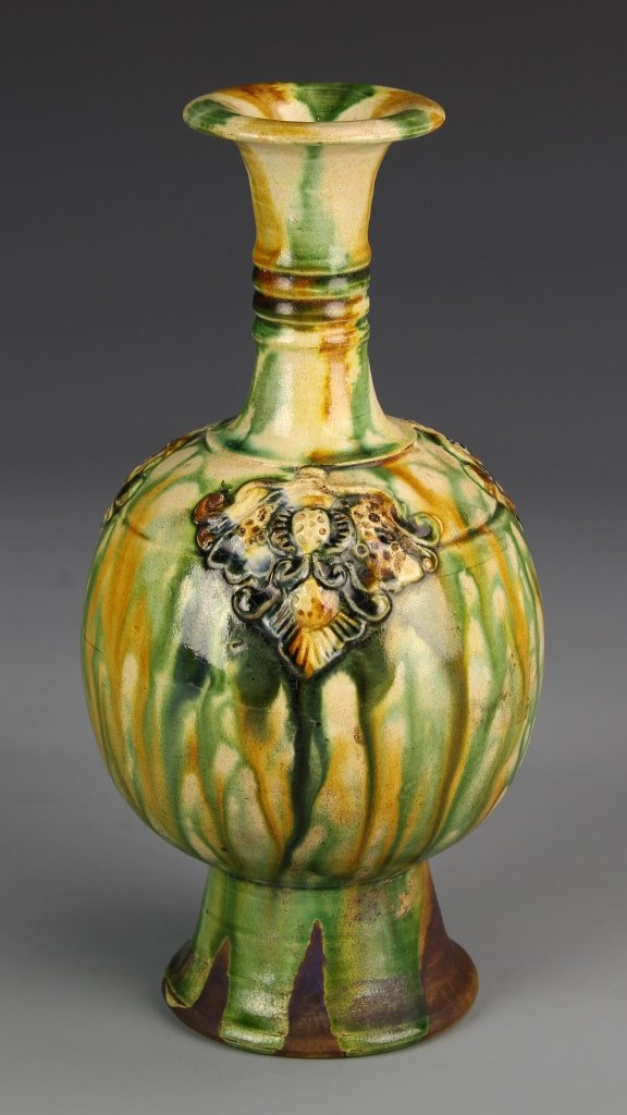 Chinese Sancai Glazed Vase