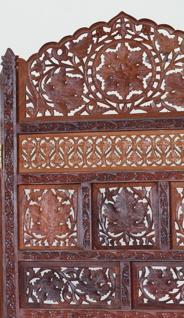 Four Thai Folding Panel Screens