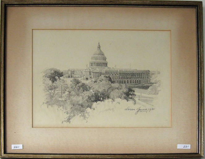 Loren James 1931 lithograph of the Capitol building 8 - Aug 14, 2013 ...