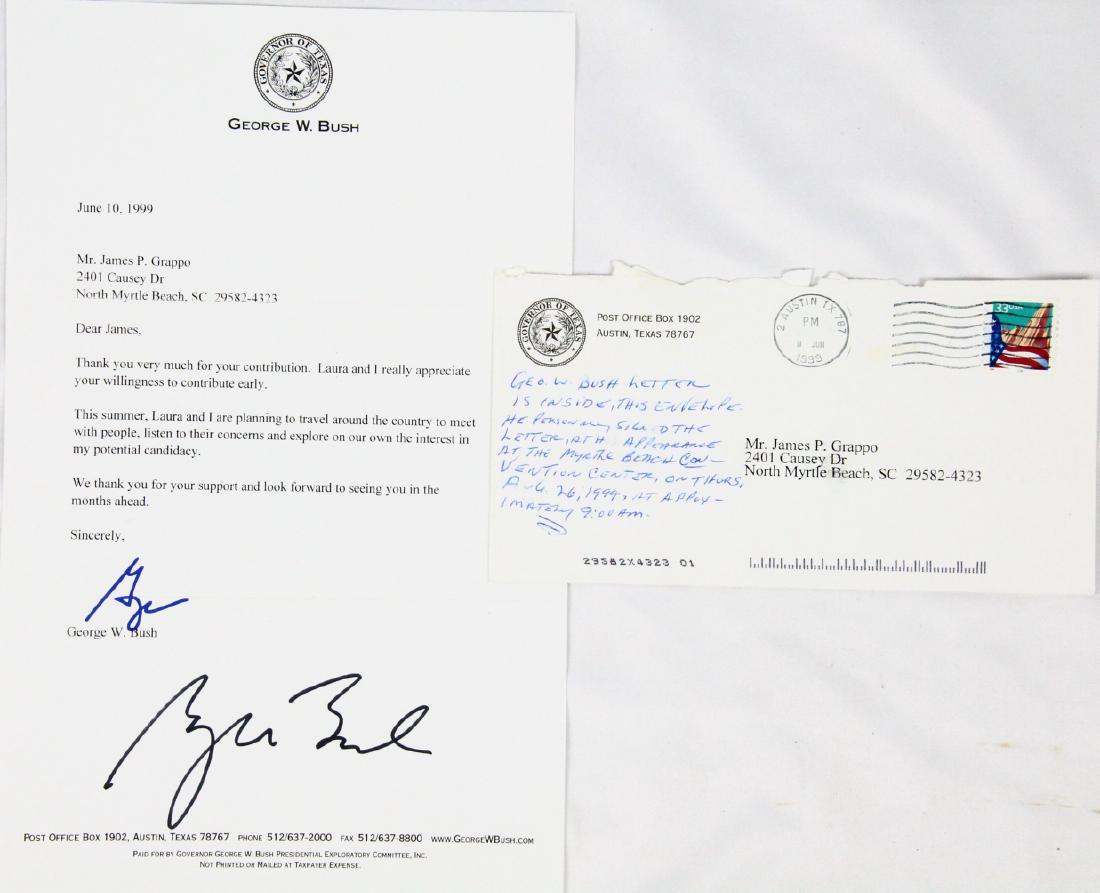 George W. Bush Personal Hand Signed Letter