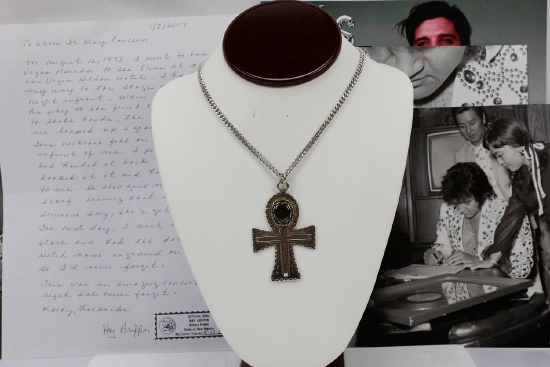 Elvis Presley's Stage Worn Ankh Necklace