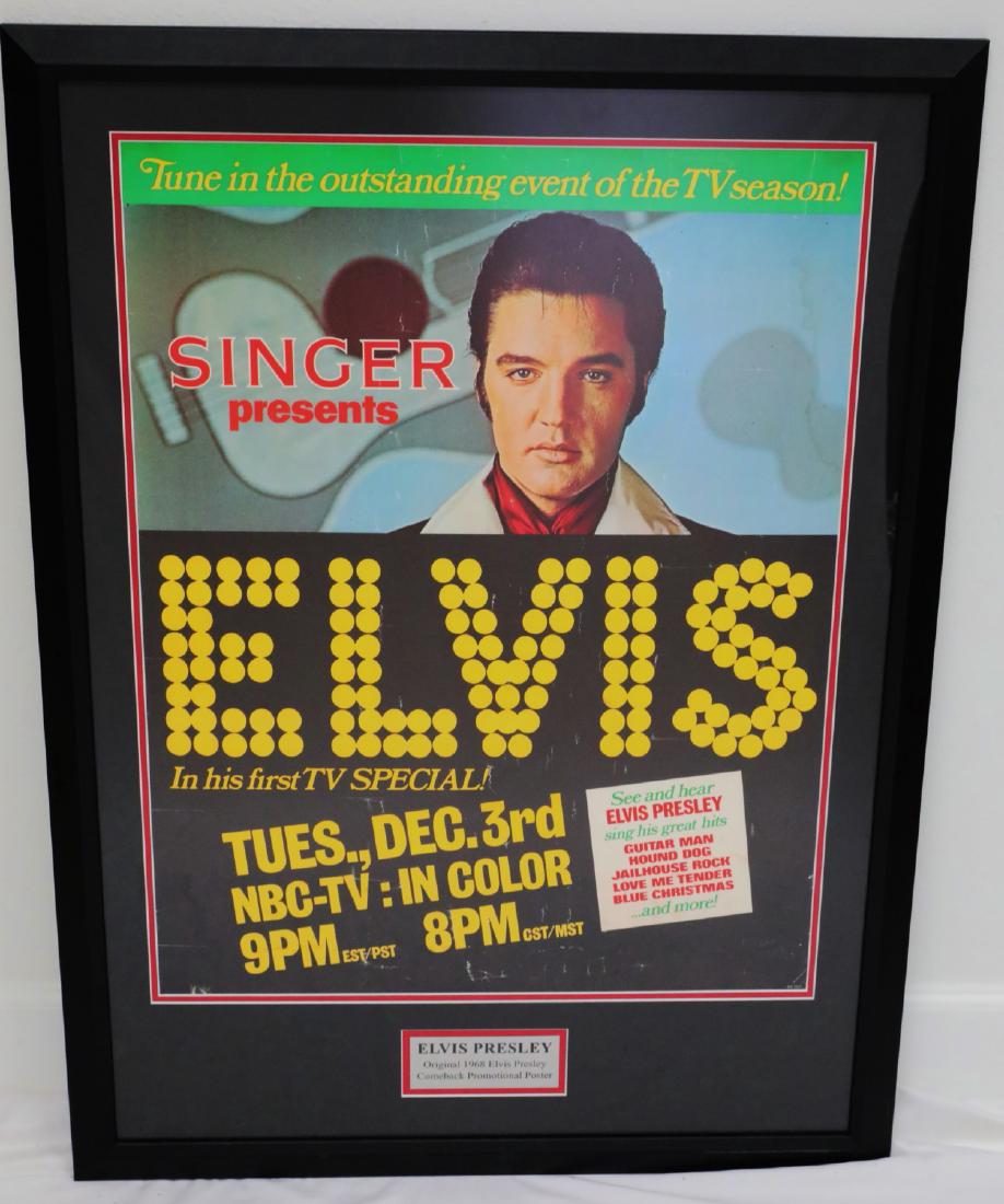 Elvis Presley Original 1968 Comeback TV Special Poster