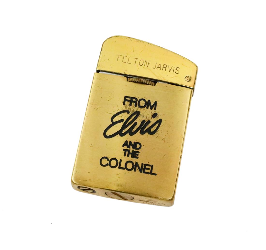 Elvis Presley Personalized Lighter Given to Felton