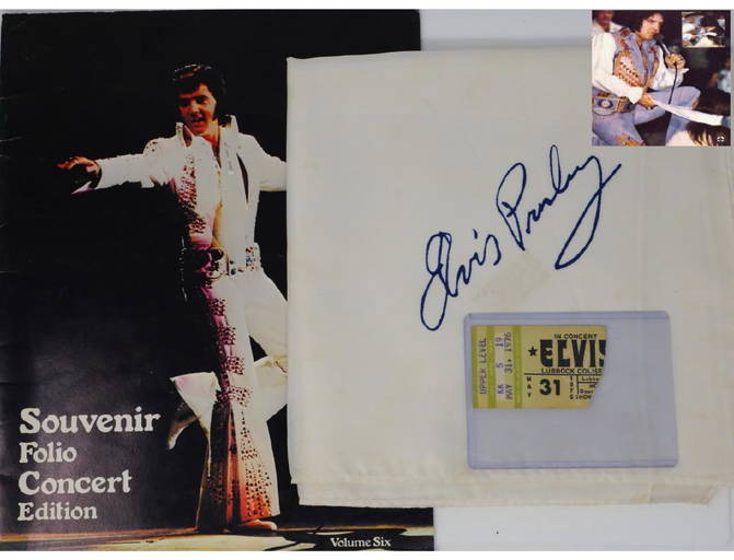 Elvis Presley's Concert Scarf Given to Fan W/Ticket - Mar 30, 2019 ...