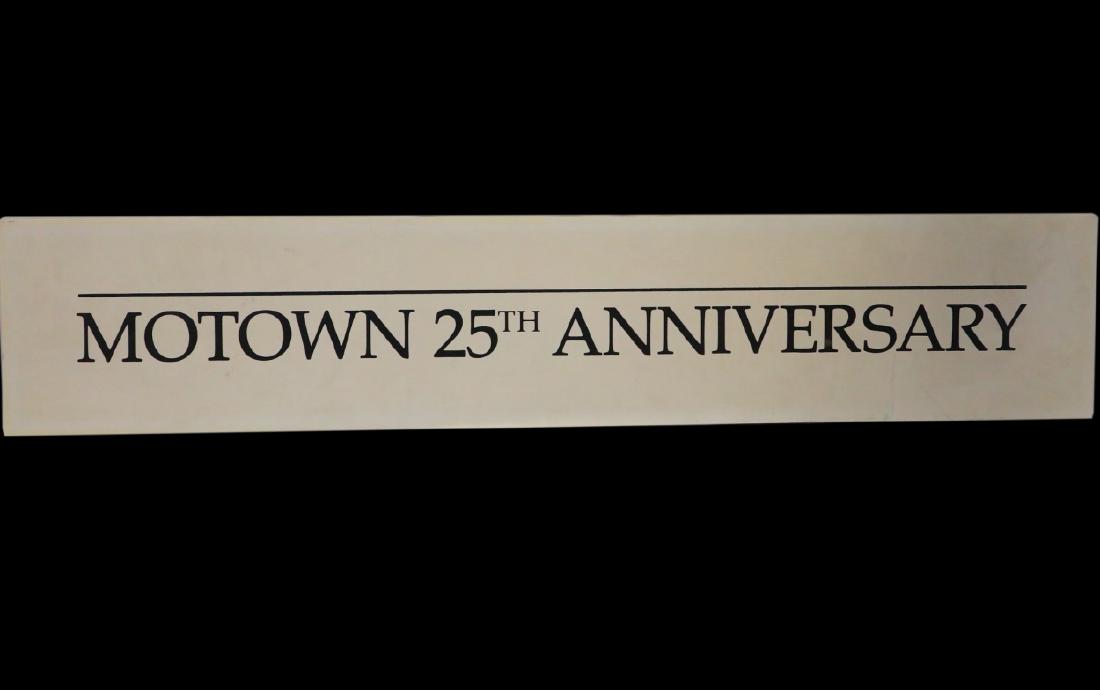 Motown 25th Anniversary 9" x 46" Board Sign
