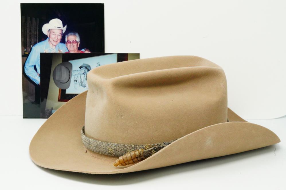 Roy Rogers' Rattlesnake Trimmed Cowboy Hat - Dec 07, 2019 | GWS ...